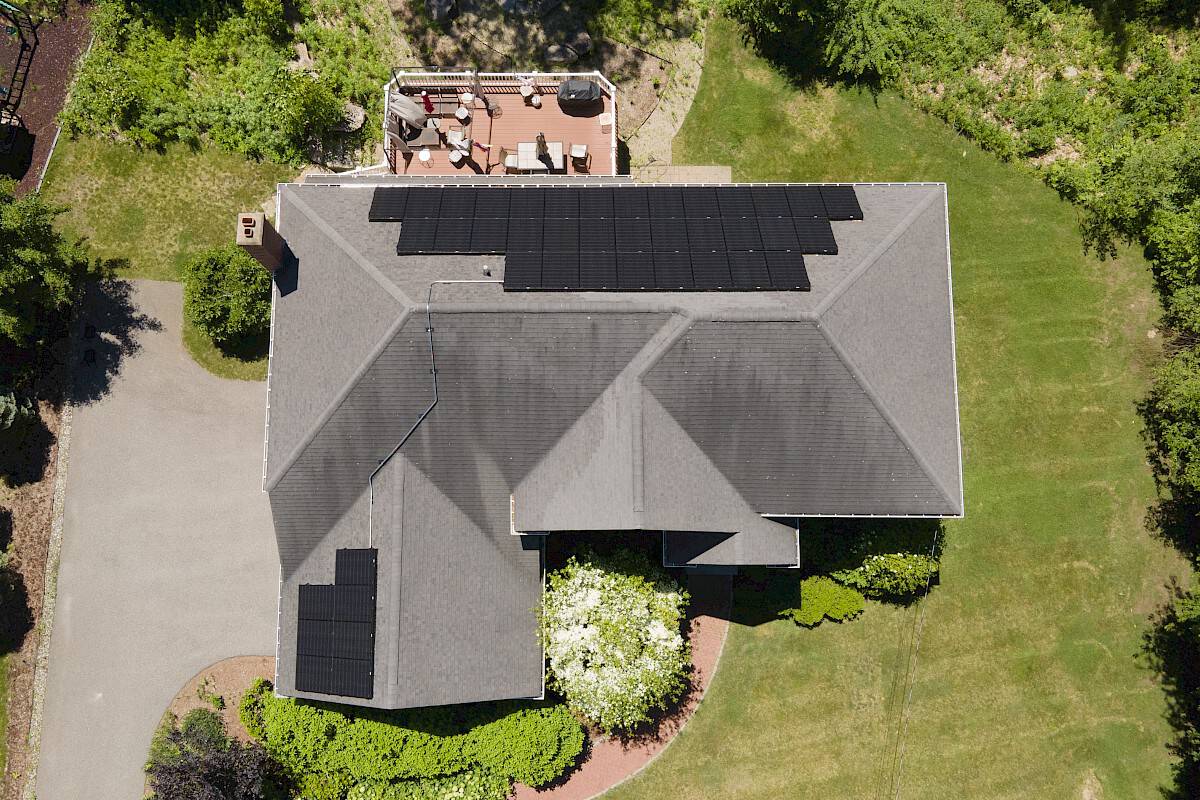 13.73 kW Solar Installation in Hopkinton, MA - | Boston Solar | MA