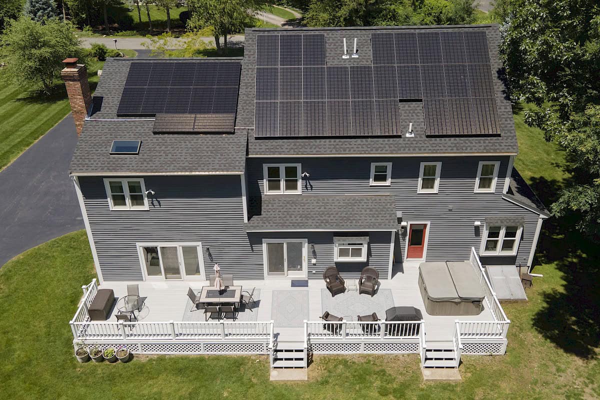 13.06 kW Solar Installation in Westborough, MA - | Boston Solar | MA
